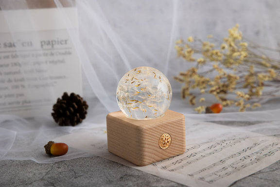 Dandelion Eternal Flower Music Box & Night Light – ASTRID SILK (HONG KONG)