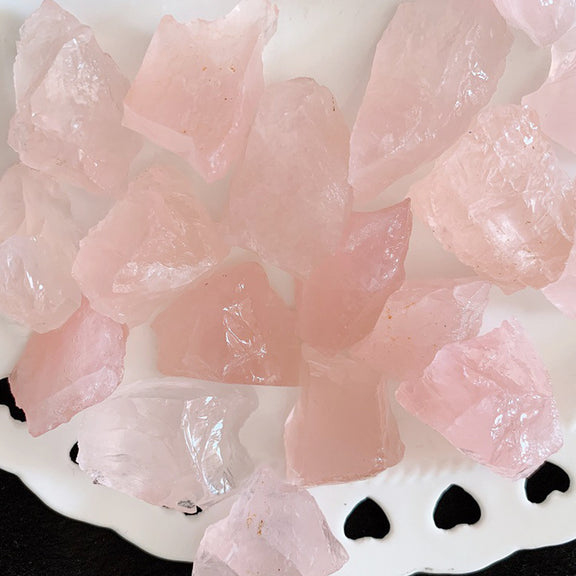 Raw Rose Quartz Crystal Rose Quartz Stone - Raw Pink Quartz Crystal ...